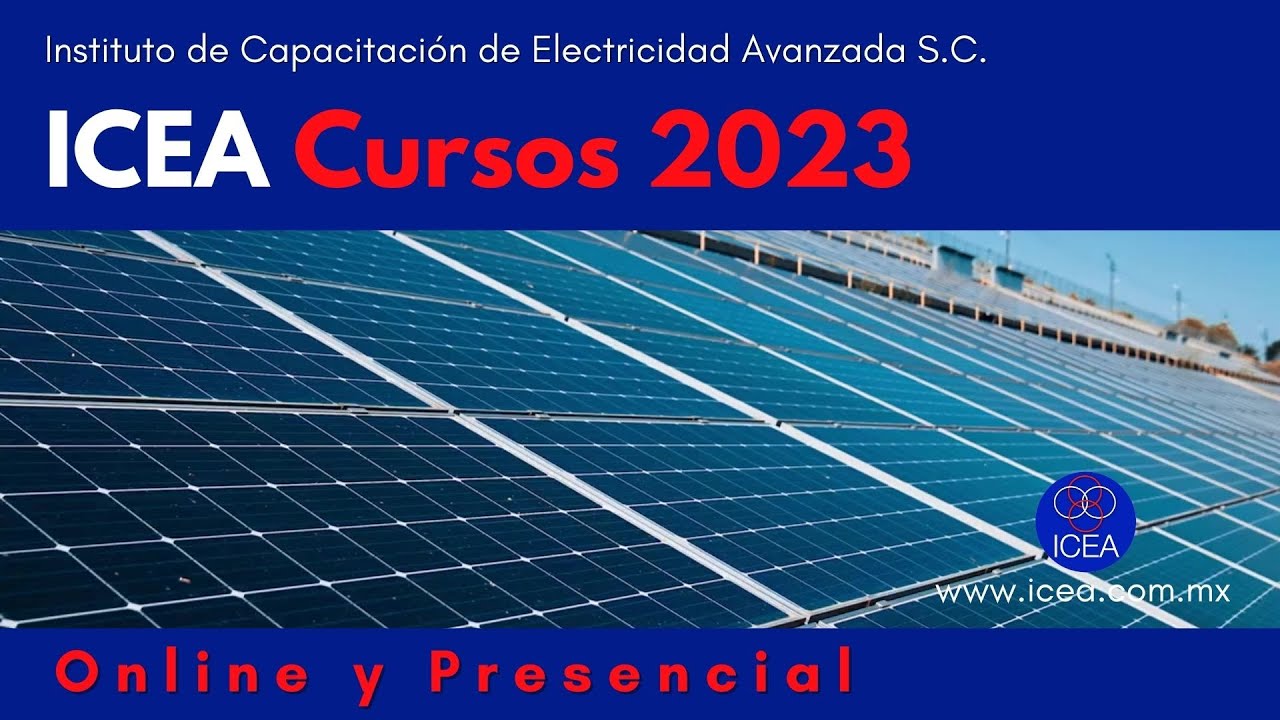 Cursos ICEA 2023 (Ingeniería Eléctrica) - YouTube
