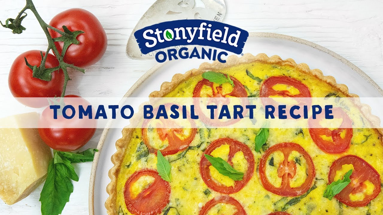 Tomato Basil Tart Recipe - YouTube