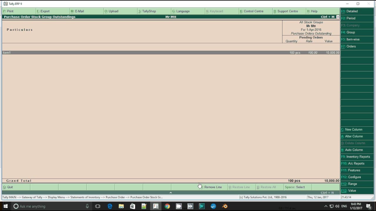 Tracking Use For Purchase Order In Tally YouTube tracking-use-for-purchase-order-in-tally-youtube