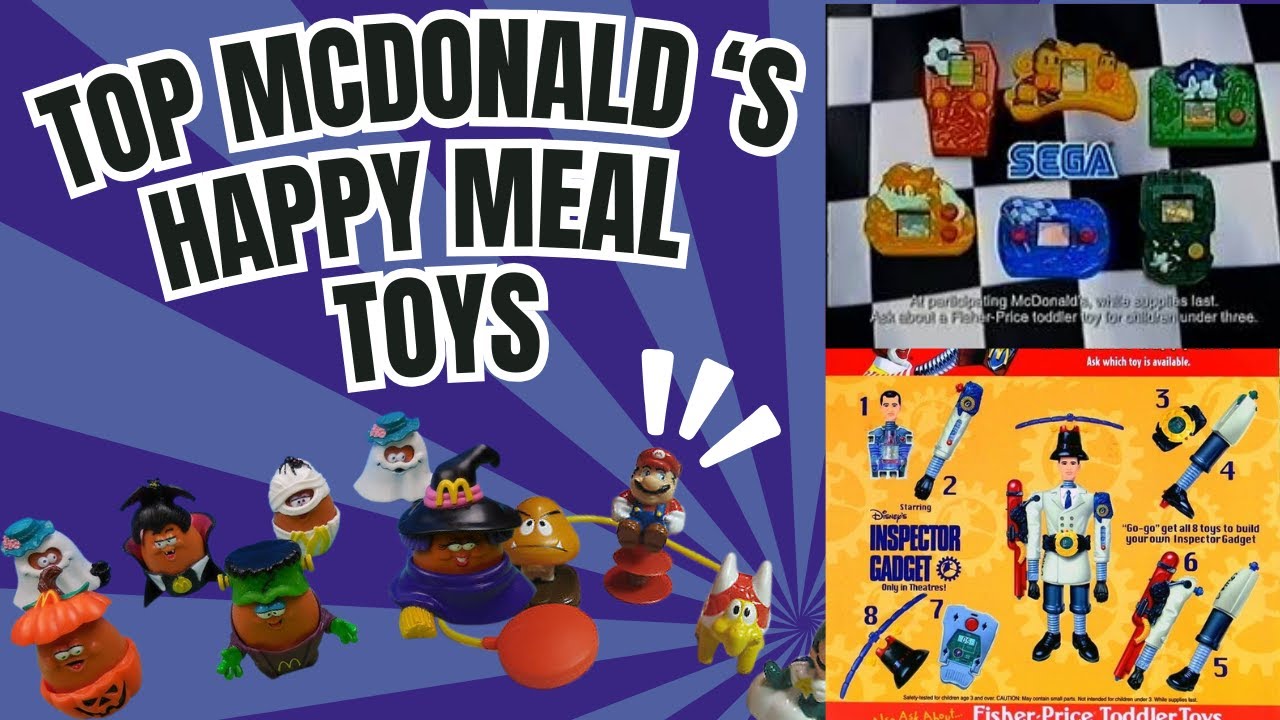 Five Best Happy Meal Toys - YouTube
