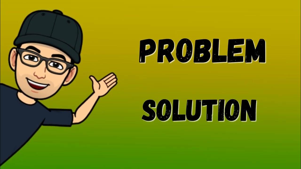 Problem Solution Text Structure - YouTube