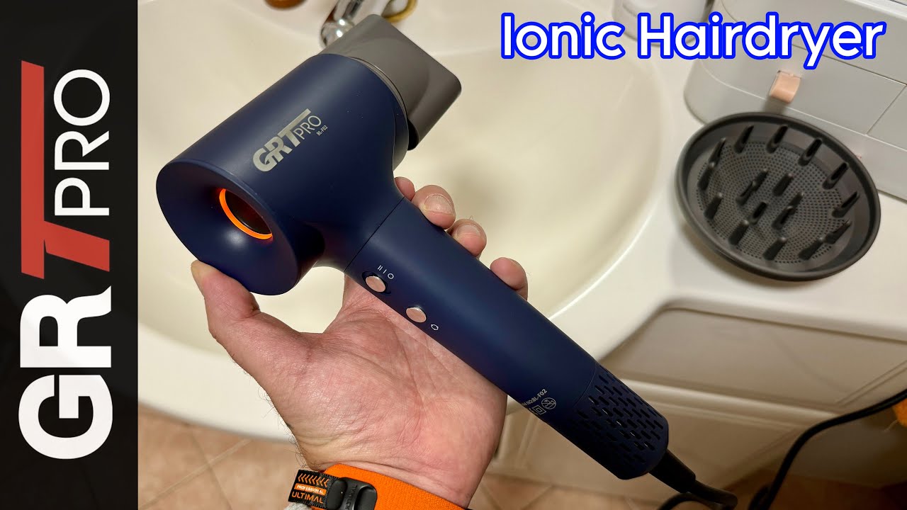 GRT PRO BL-F02 The Best Professional Ionic Hairdryer 2200W - YouTube