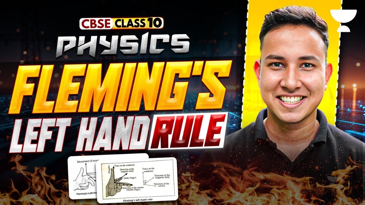 Fleming's Left Hand Rule One Shot || Class 10 Physics Pre Board 2026 ...