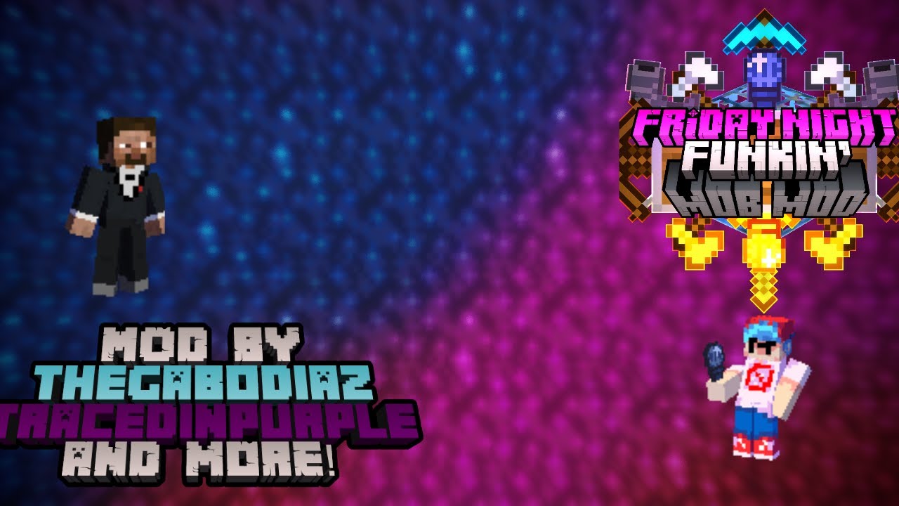 FNF : VS Minecraft (Mob Mod) - YouTube