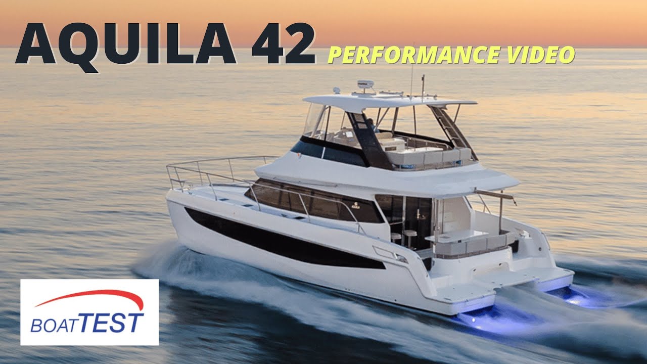 Aquila 42 (2023-) Performance Video by BoaTEST.com - YouTube