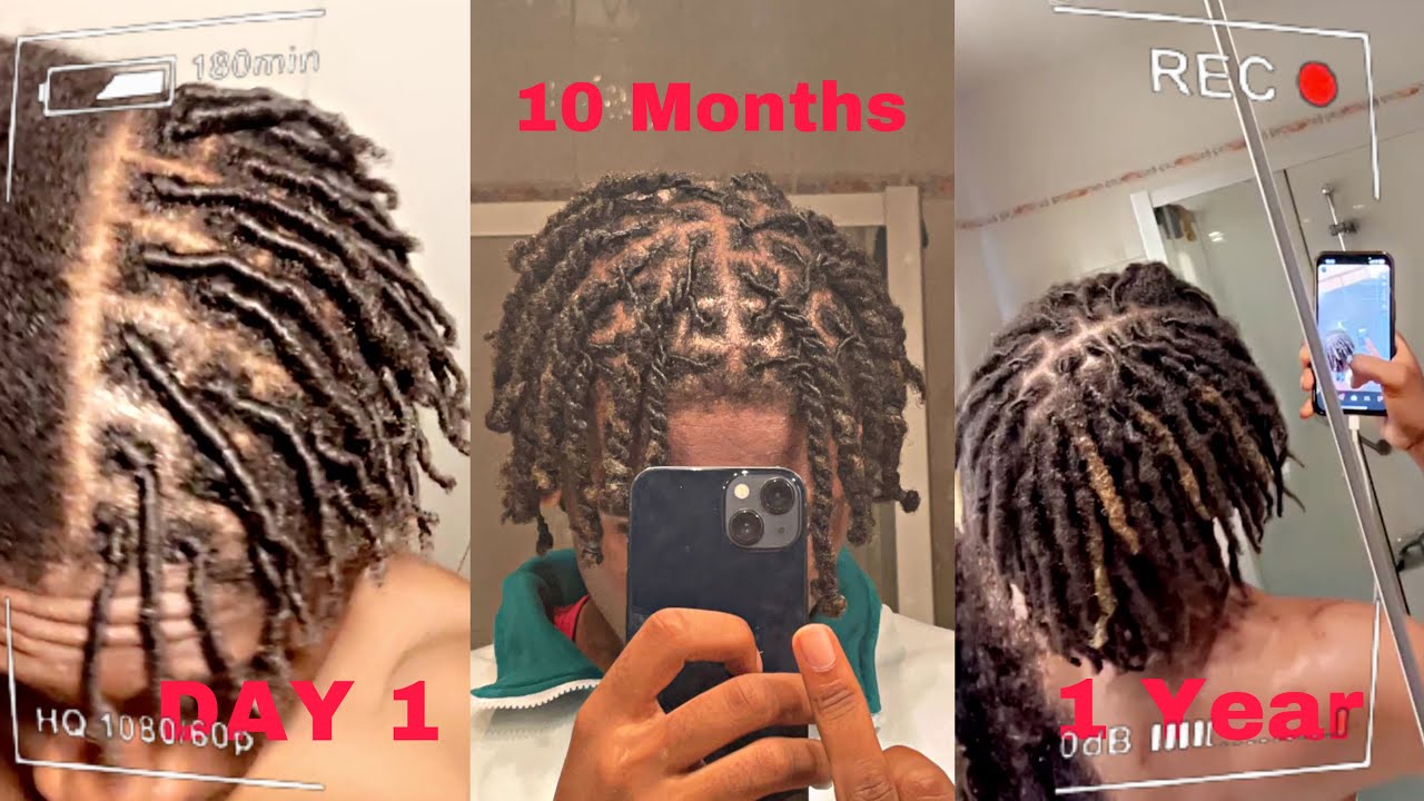 1 Year Starter Locs / Dreadlocks Journey pt2 * Trust the process ...
