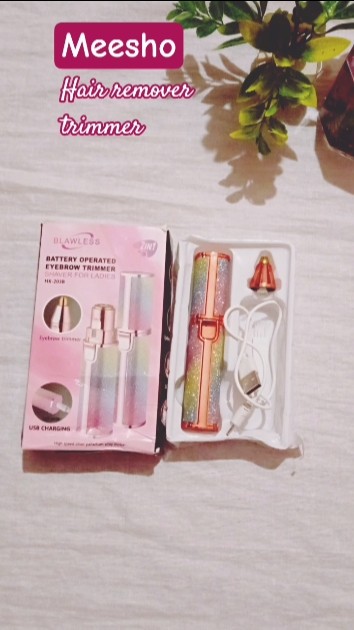 meesho hair remover trimmer 🪄 - YouTube