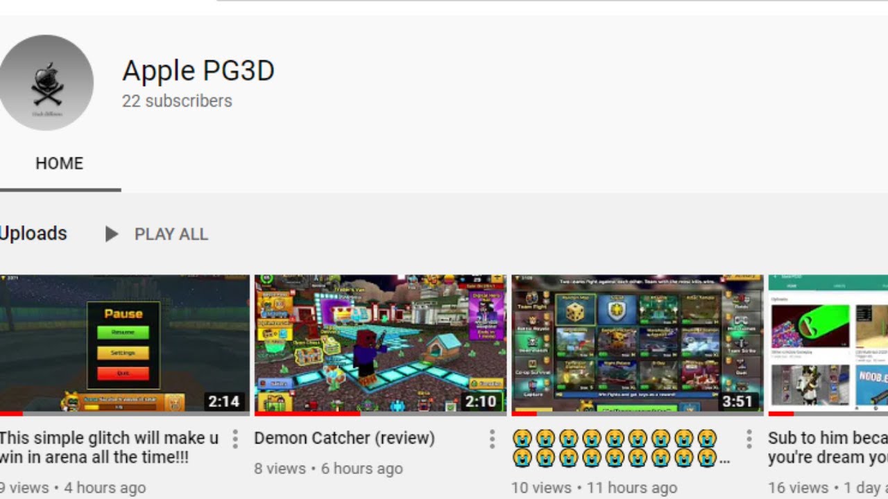 Apple PG3D!!! - YouTube