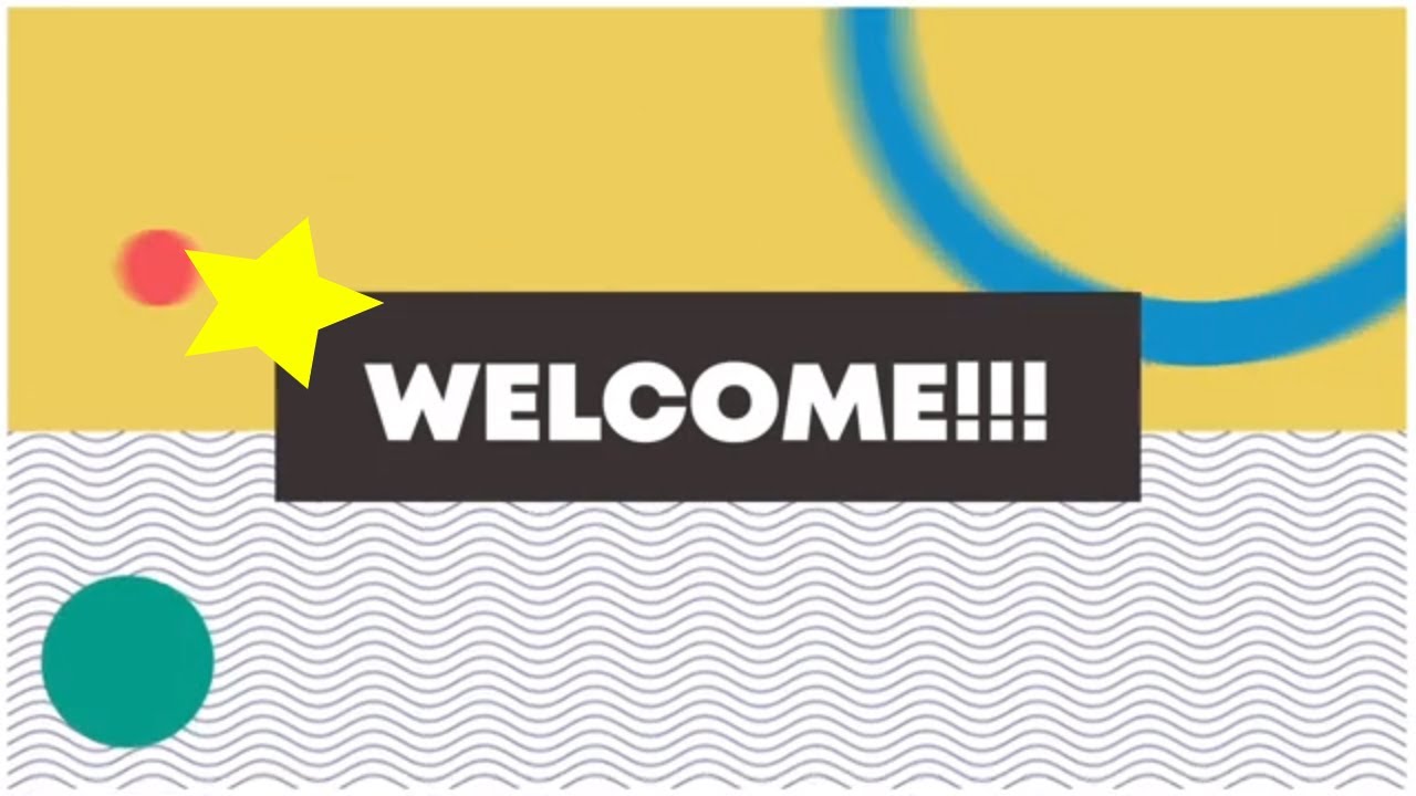 Welcome video - YouTube