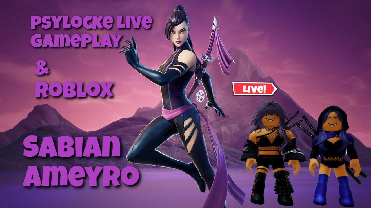 Fortnite Psylocke and Shurayuki live gameplay & Roblox - RIOTFALL ...