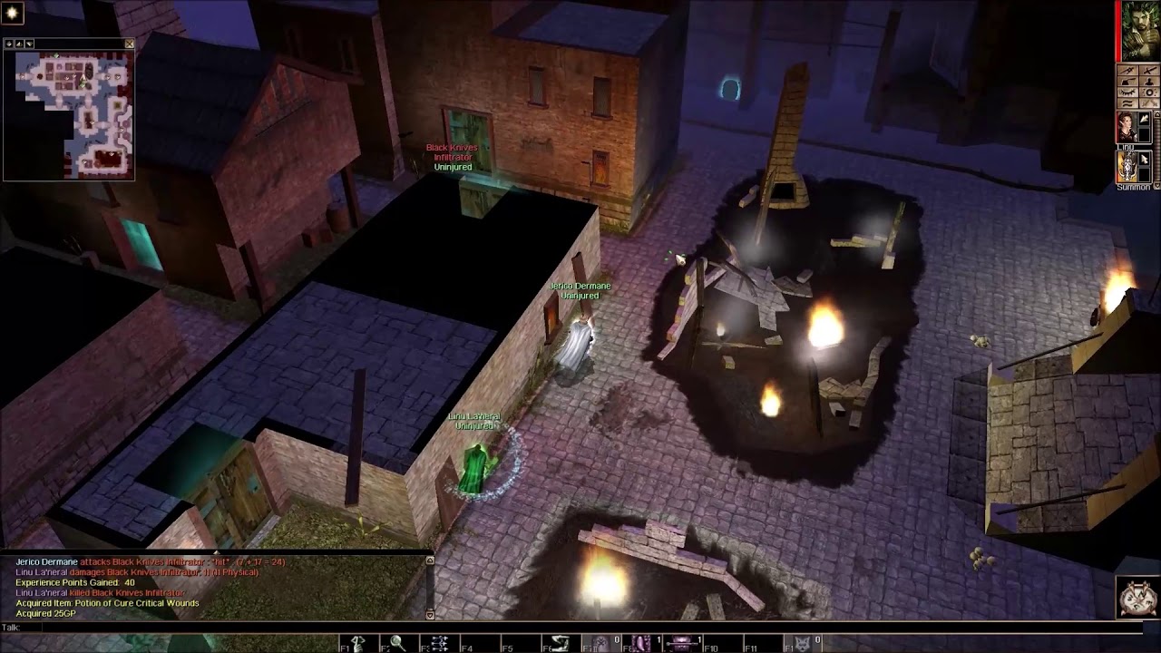 Let's Play Neverwinter Nights #130- The Streets of Luskan. - YouTube