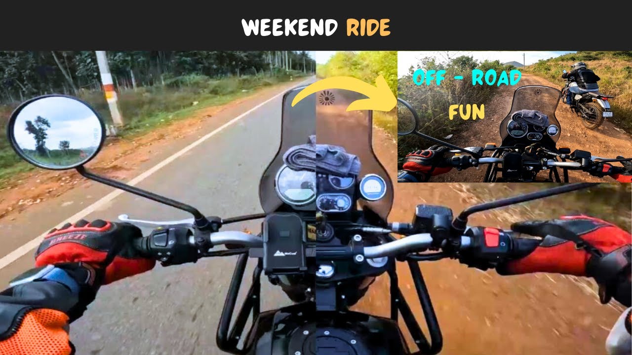 Himalayan 411 Off - Road | Weekend Ride on Himalayan with Friends | Off ...