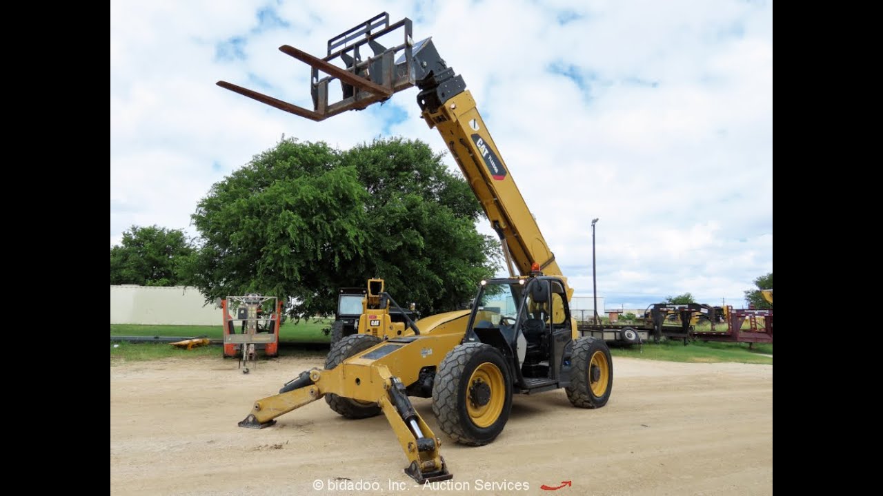 2017 Caterpillar TL1255D 12k lbs Telescopic Reach Forklift Telehandler ...