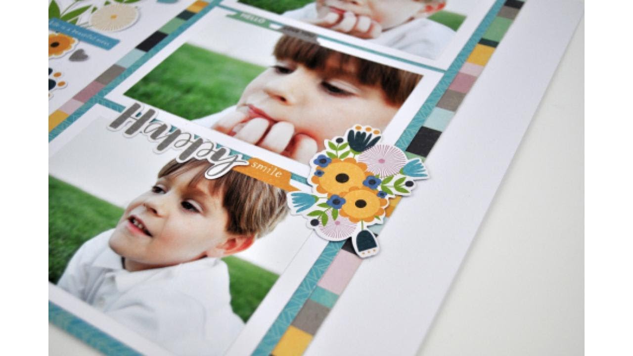 How to Layer Pea Pod Parts on a Layout - YouTube