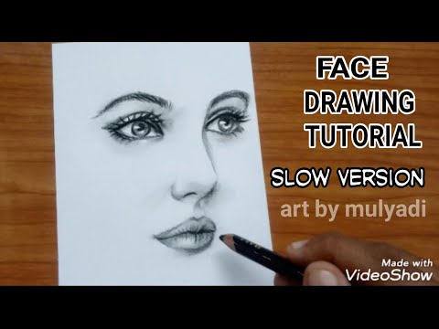 how to draw Beautiful Face with Regular Pencil - YouTube