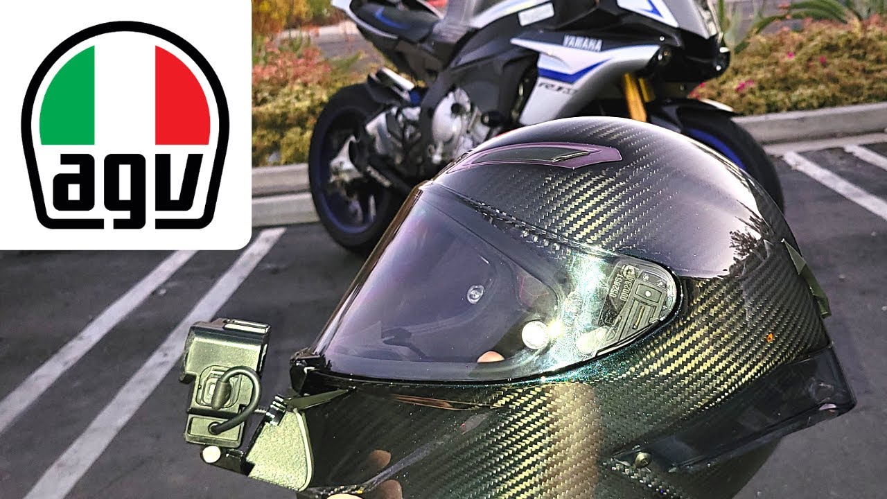AGV Pista GP RR Review On My Yamaha R1M - YouTube