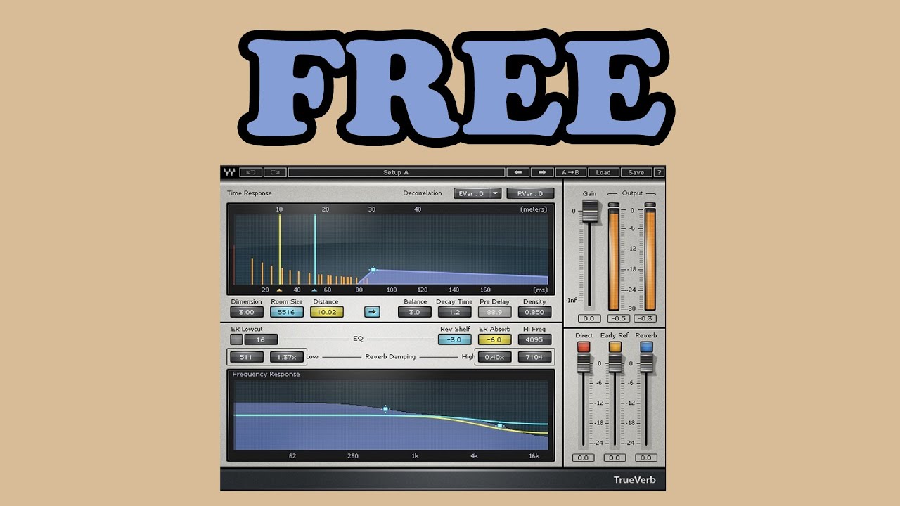 FREE FOR LIMITED TIME TrueVerb by Waves Audio - YouTube