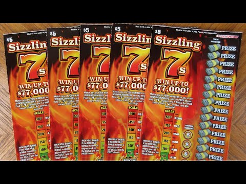 A Little "Sizzle" And Some "Fizzle"!! 5 in a row "Sizzling 7s" Scratch ...