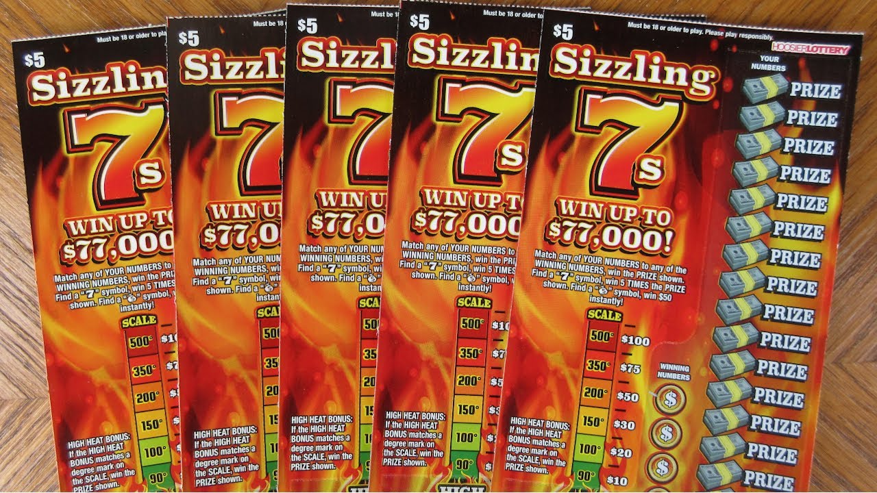 A Little "Sizzle" And Some "Fizzle"!! 5 in a row "Sizzling 7s" Scratch ...