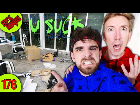 SOMEONE TRASHED OUR HOUSE! - Spy Ninjas #176