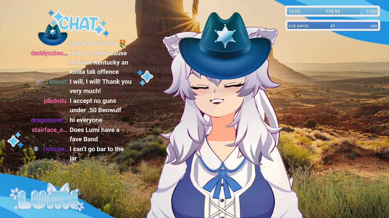 (August 15, 2021) AWOOO!! COWBOY TIME!! [VTUBER LUMI] - YouTube