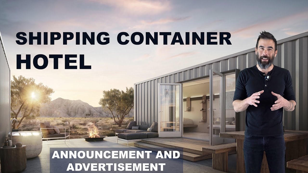 I am building a SHIPPING CONTAINER HOTEL | project teaser and new ...