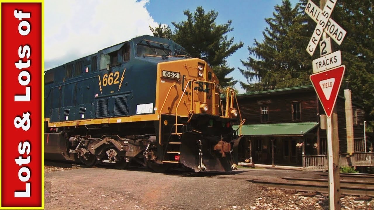 More Really Big Trains Coming At You | Lots & Lots of Trains - YouTube