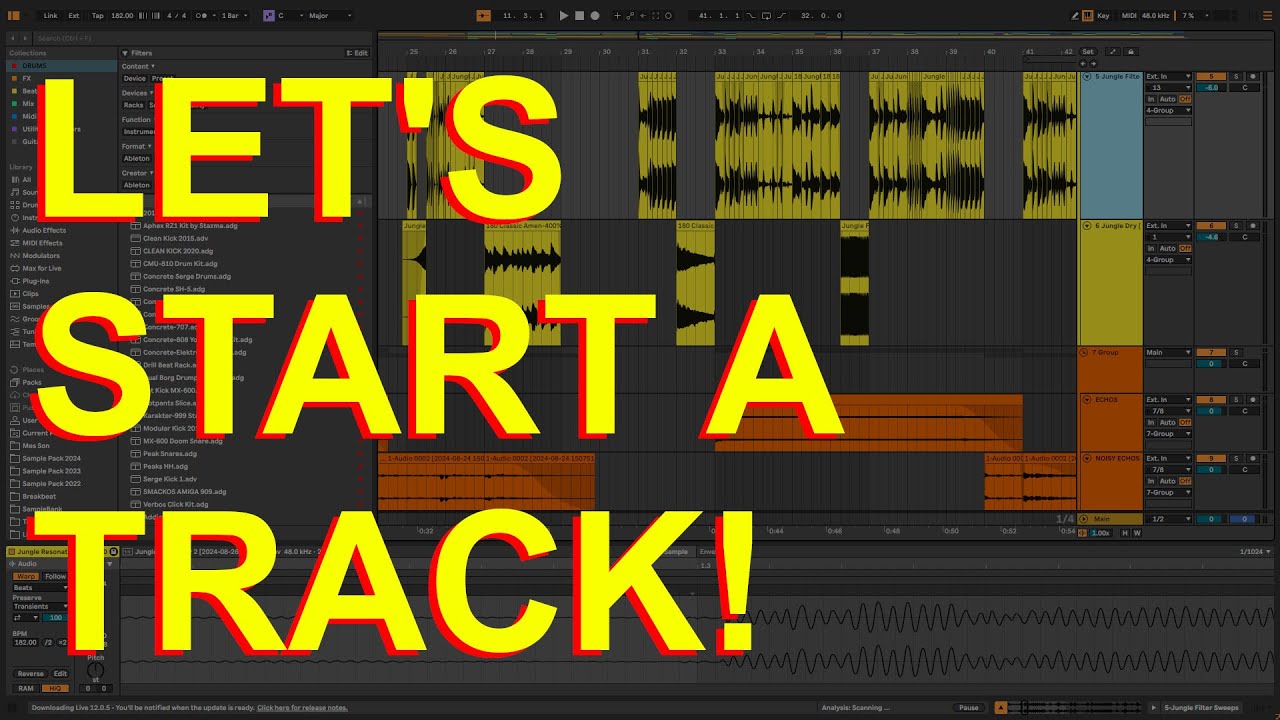 How to Stazma - Starting a Braindancy Breakcore track - YouTube