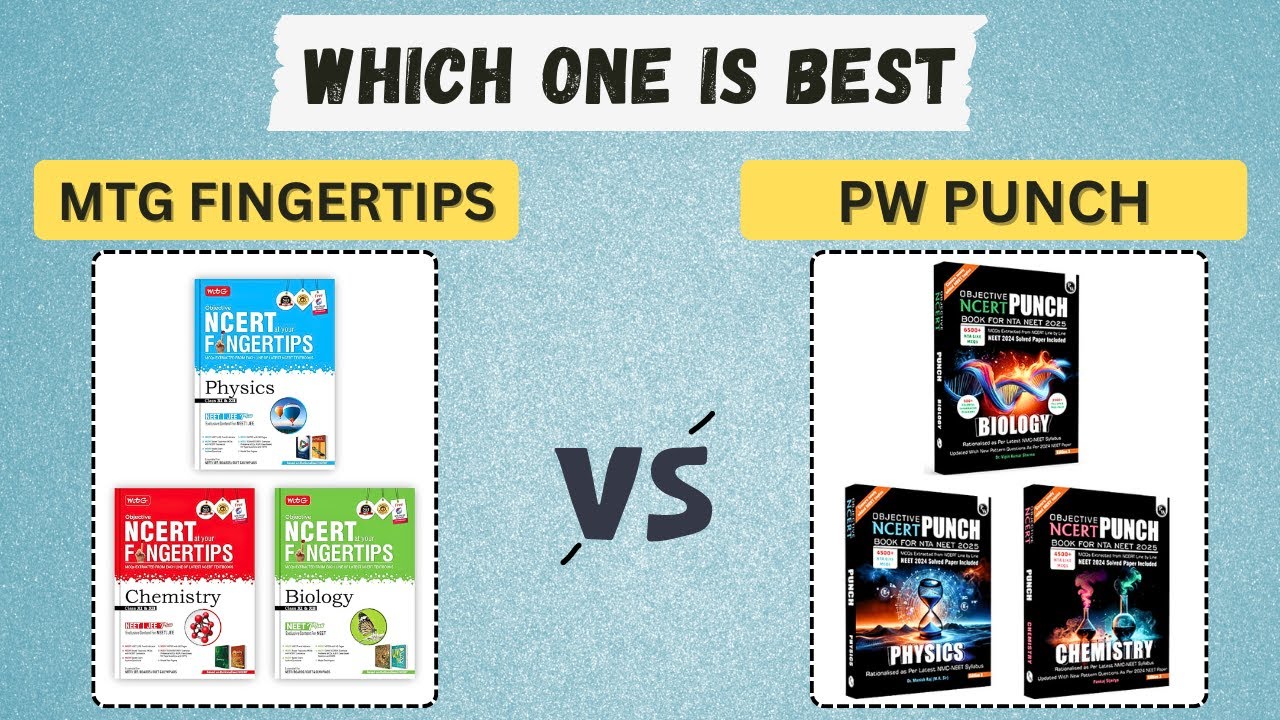 MTG vs PW punch book review 🔥 Best book for neet preparation 📚 - YouTube