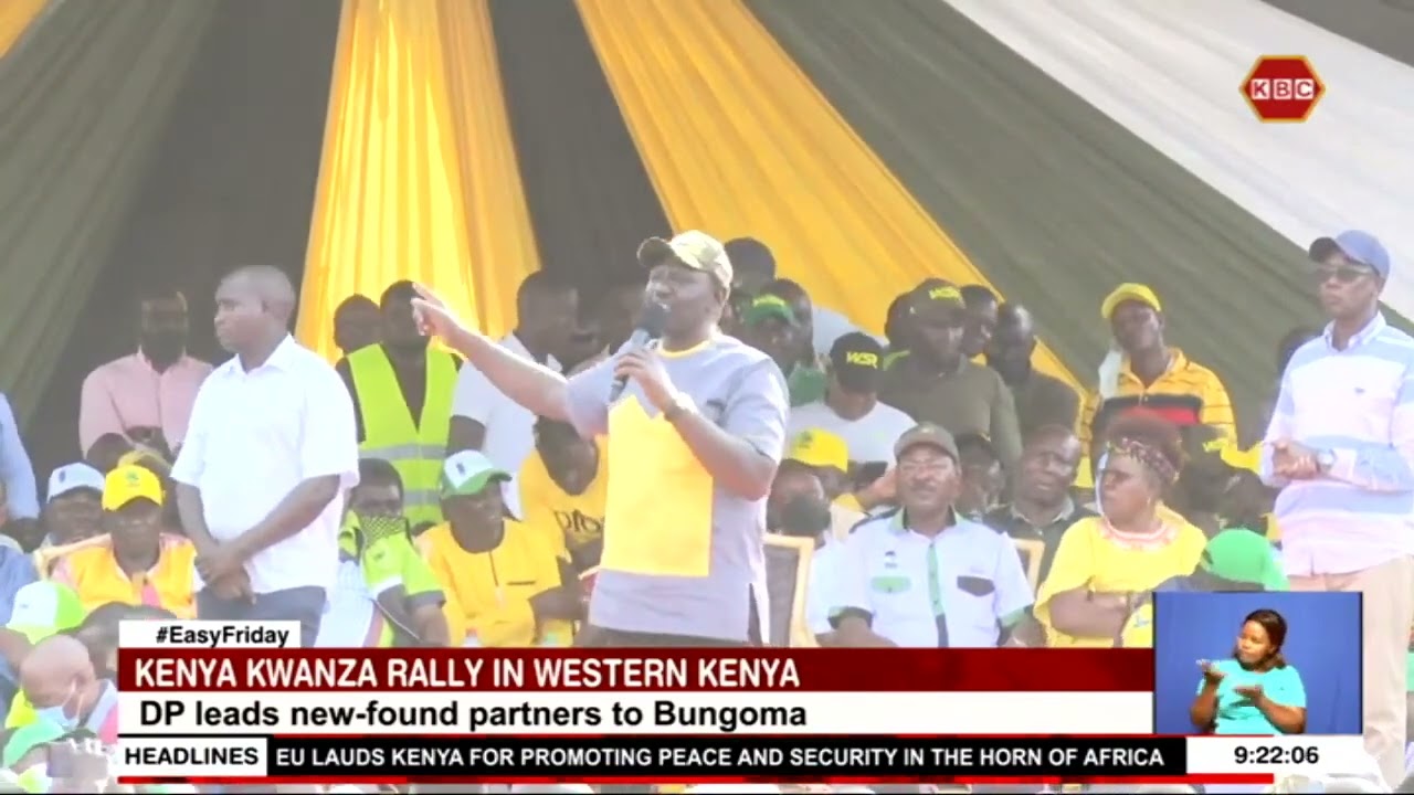 Dp Ruto Leads Kenya Kwanza Brigade To Western Kenya Youtube