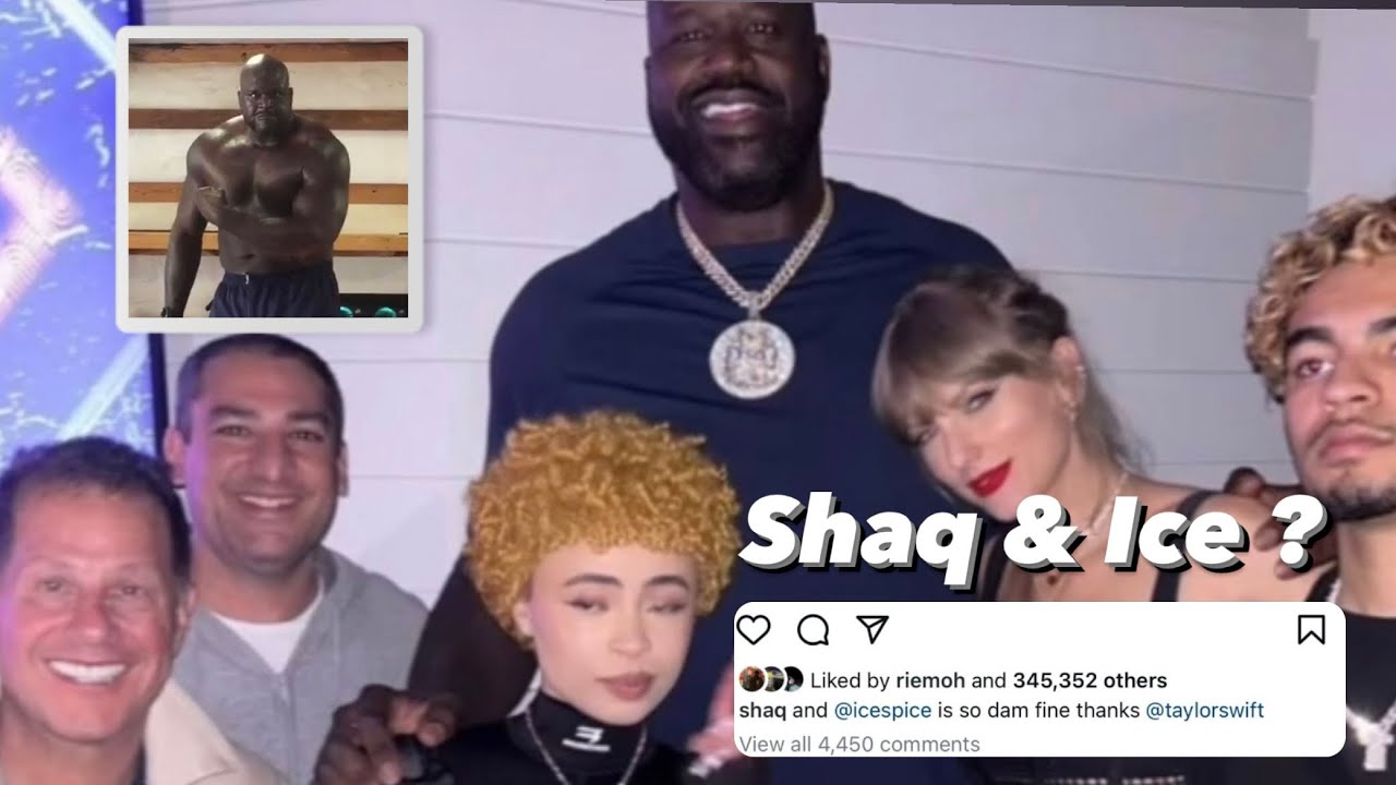 Shaq Trying To Grab Some Ice Spice ? - YouTube
