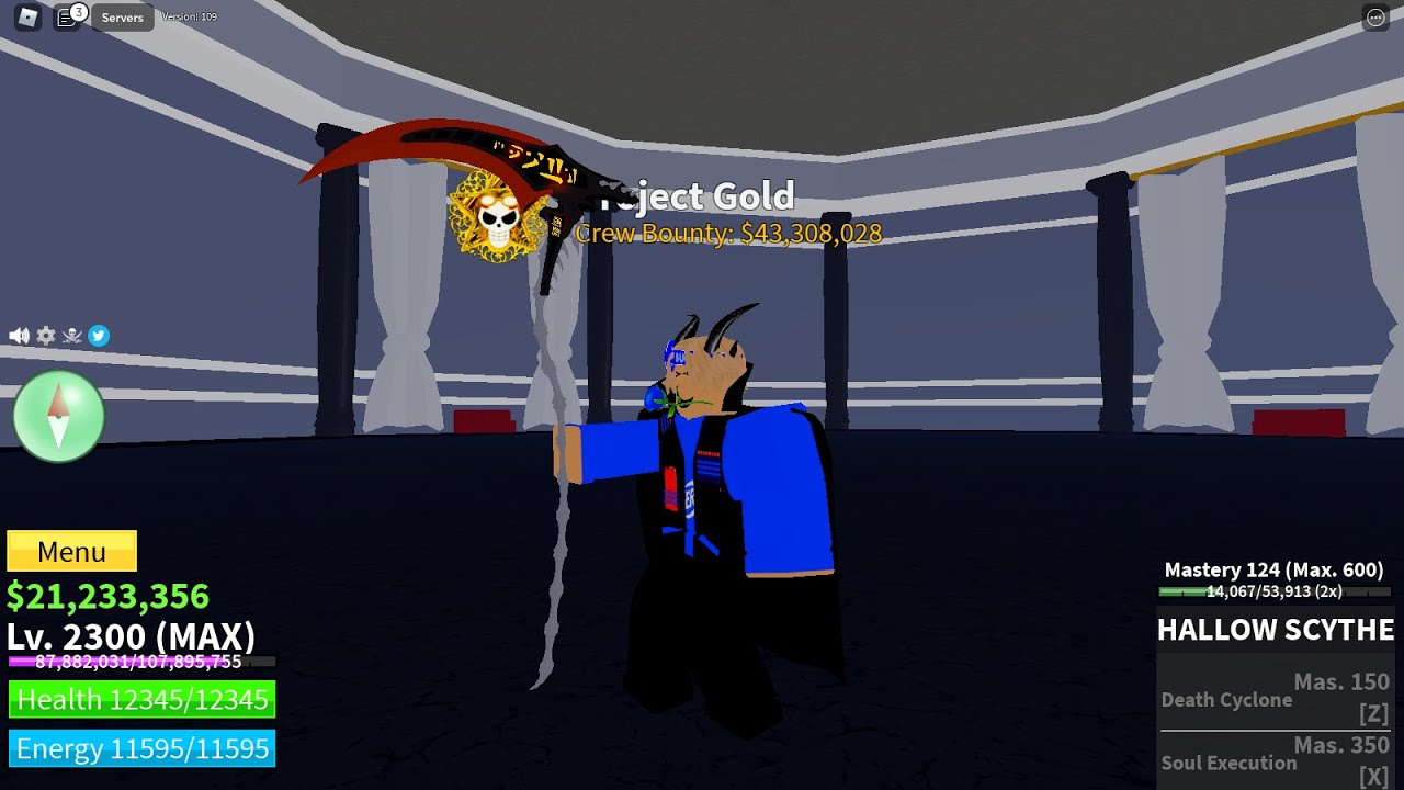 How to get the Hallow Scythe in Blox Fruits - YouTube