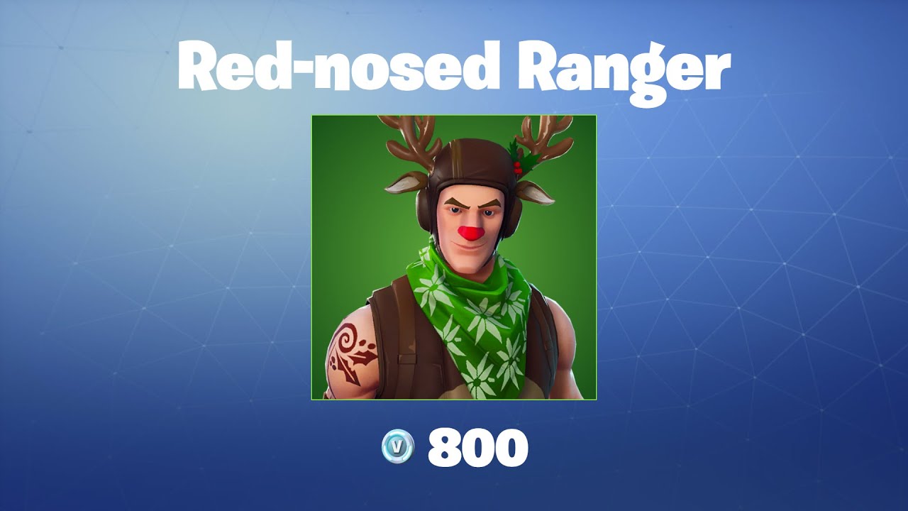 Red-nosed Ranger | Fortnite Outfit/Skin - YouTube