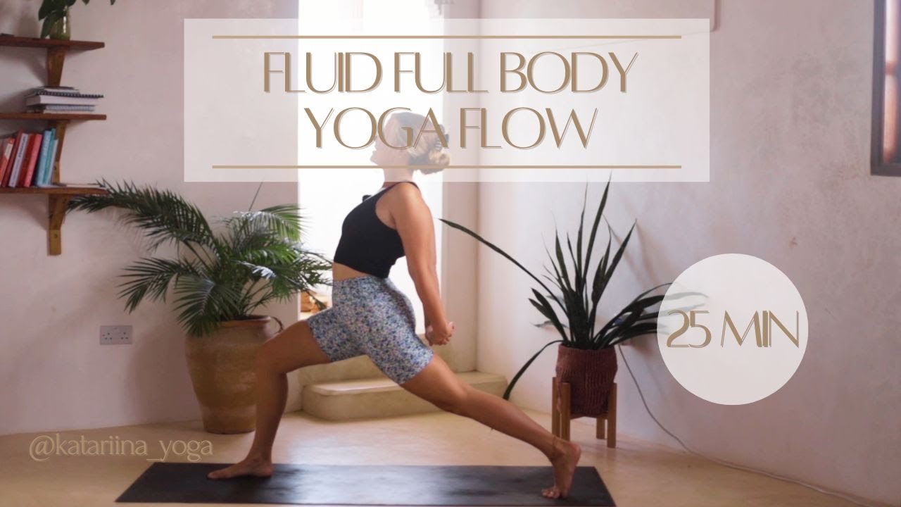 Fluid Full Body Yoga Flow - YouTube