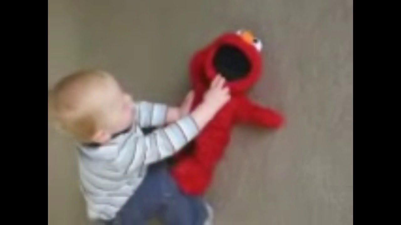 Elmo fell down! - YouTube