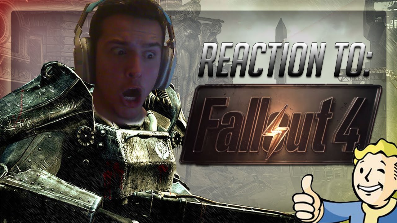 Reaction to Fallout 4 (Fallout 3 Gameplay) - YouTube