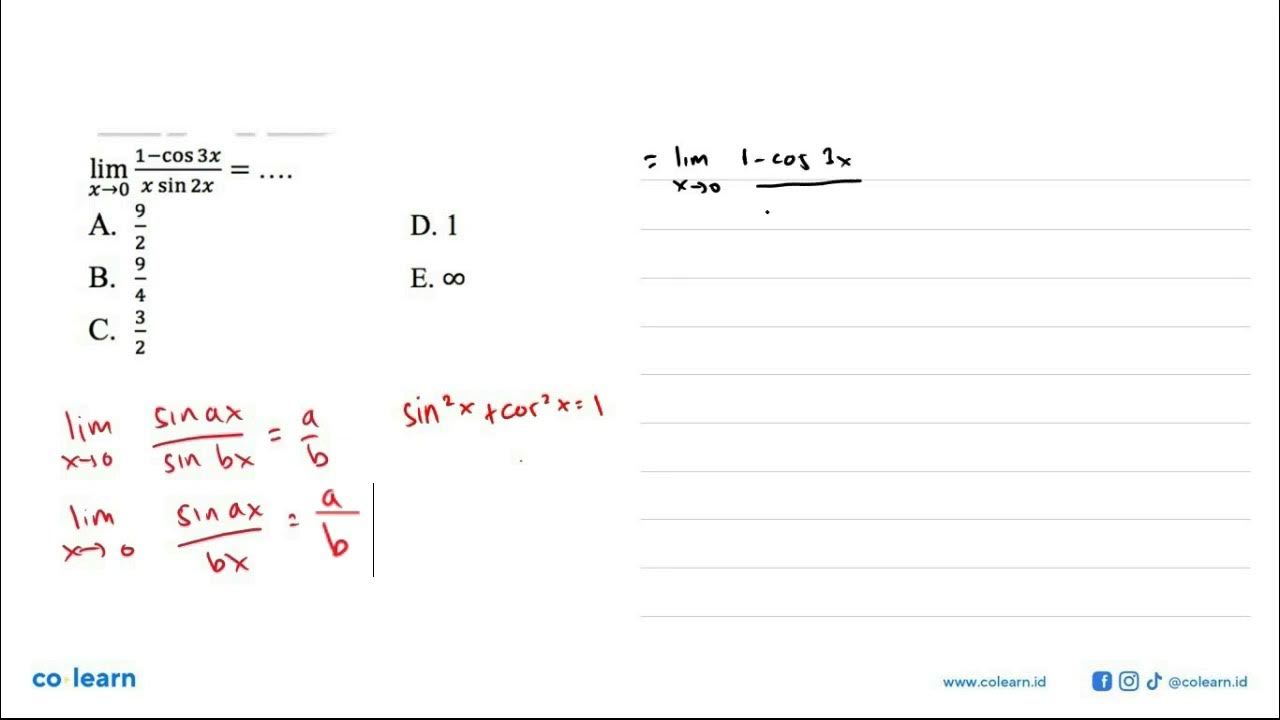 limit-x-0-1-cos-3x-x-sin-2x-youtube
