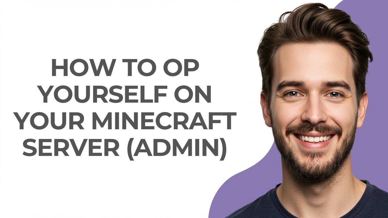 How To OP Yourself On Your Minecraft Server (Admin) - GUIDE! - YouTube