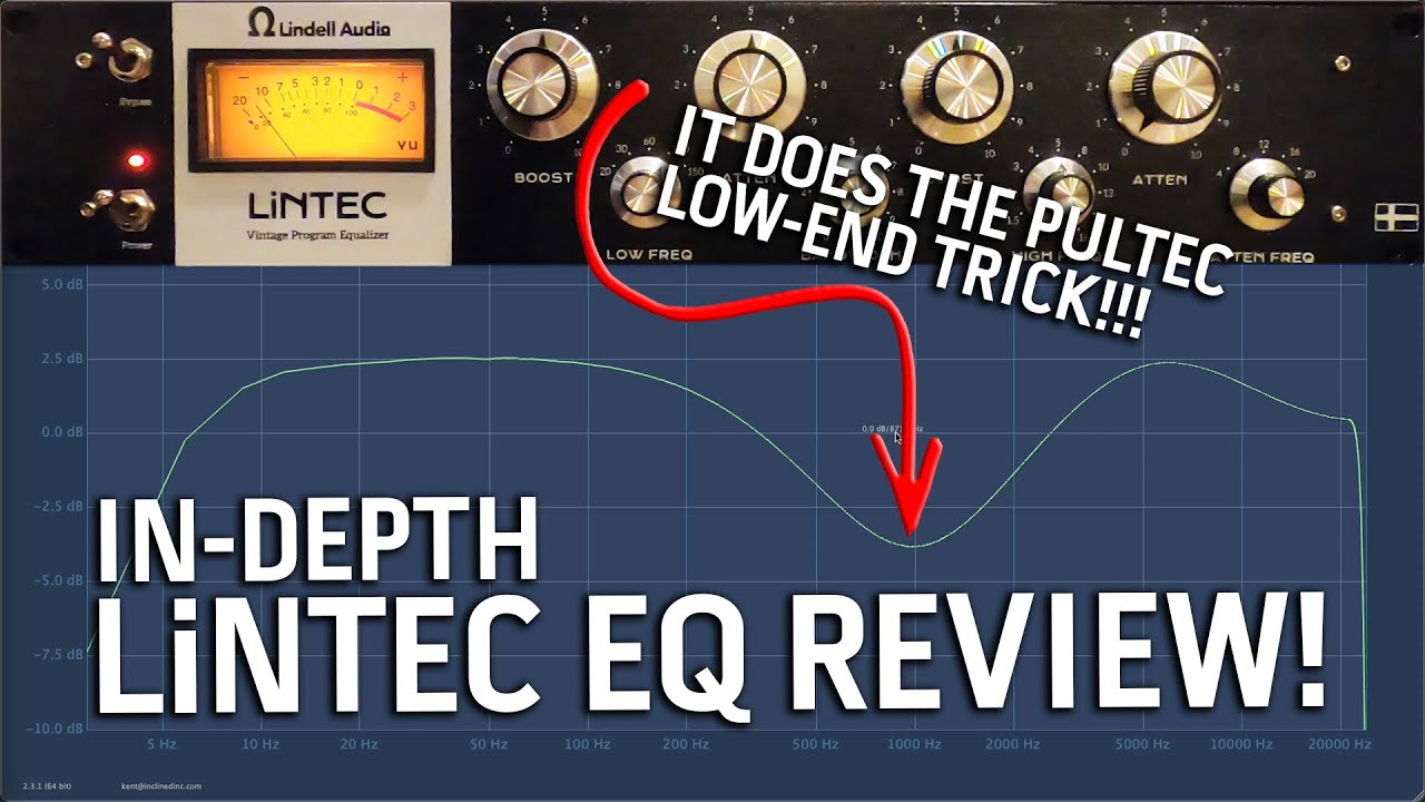 NEW LiNTEC Pultec Style Hardware EQ from Lindell Audio!!! - YouTube