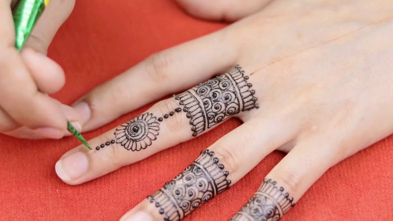 Marudhani simple Designs,Mahndi Simple Designs - YouTube