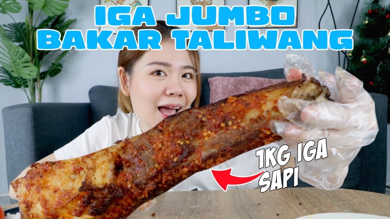 MUKBANG !!! IGA SAPI JUMBO BAKAR TALIWANG KHAS BALI !!! - YouTube