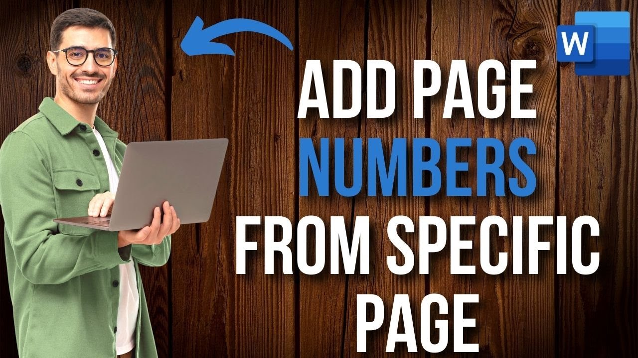 How to Add Page Numbers in Word from a Specific Page (Easy) - YouTube