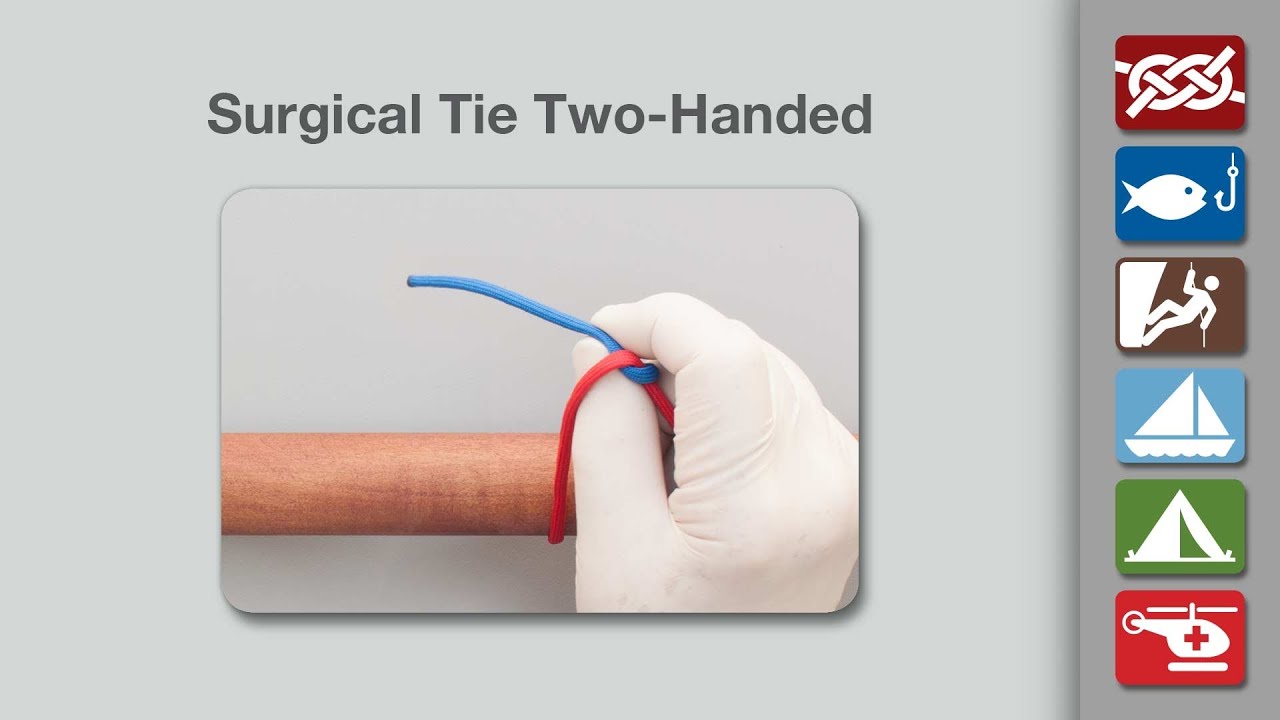 Surgical Tie Two-Handed | Tie Two-Handed Surgical Tie - YouTube