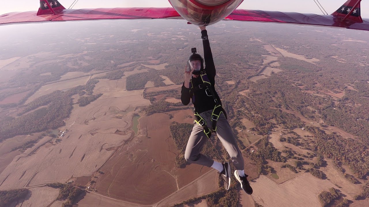 Bi Plane Jump West Tennessee Skydiving - YouTube