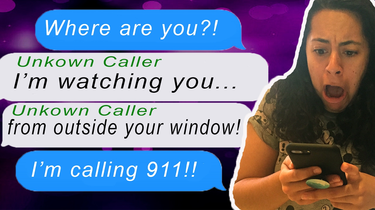 Texting My Stalker While He's RIGHT OUTSIDE MY HOUSE?!? - (Hooked | The ...