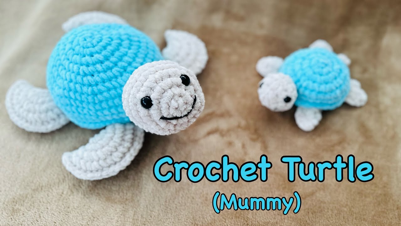 Crochet Turtle/ Amigurumi Turtle/ easy beginner friendly crochet turtle ...