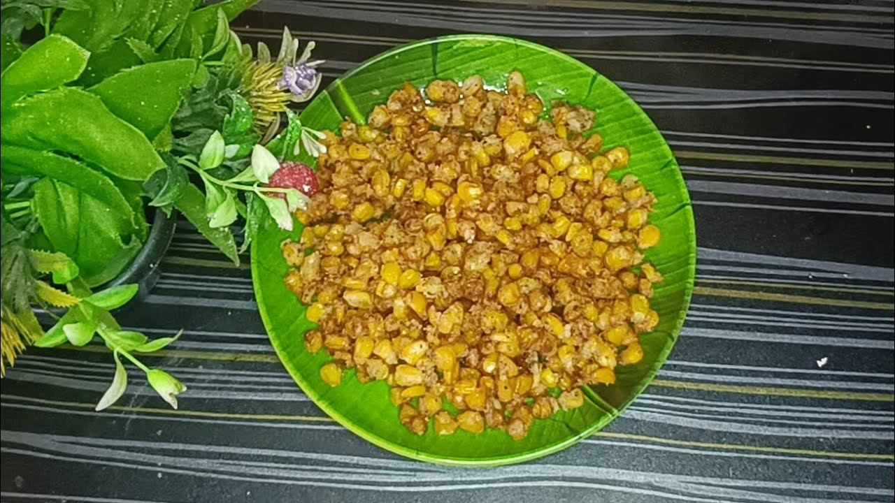 Simple Crispy and Tasty fried sweet corn recipe - YouTube