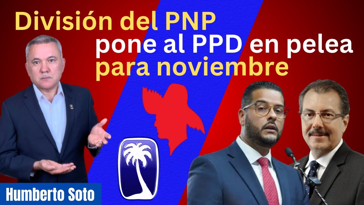 La división del PNP pone en carrera al PPD en noviembre - YouTube