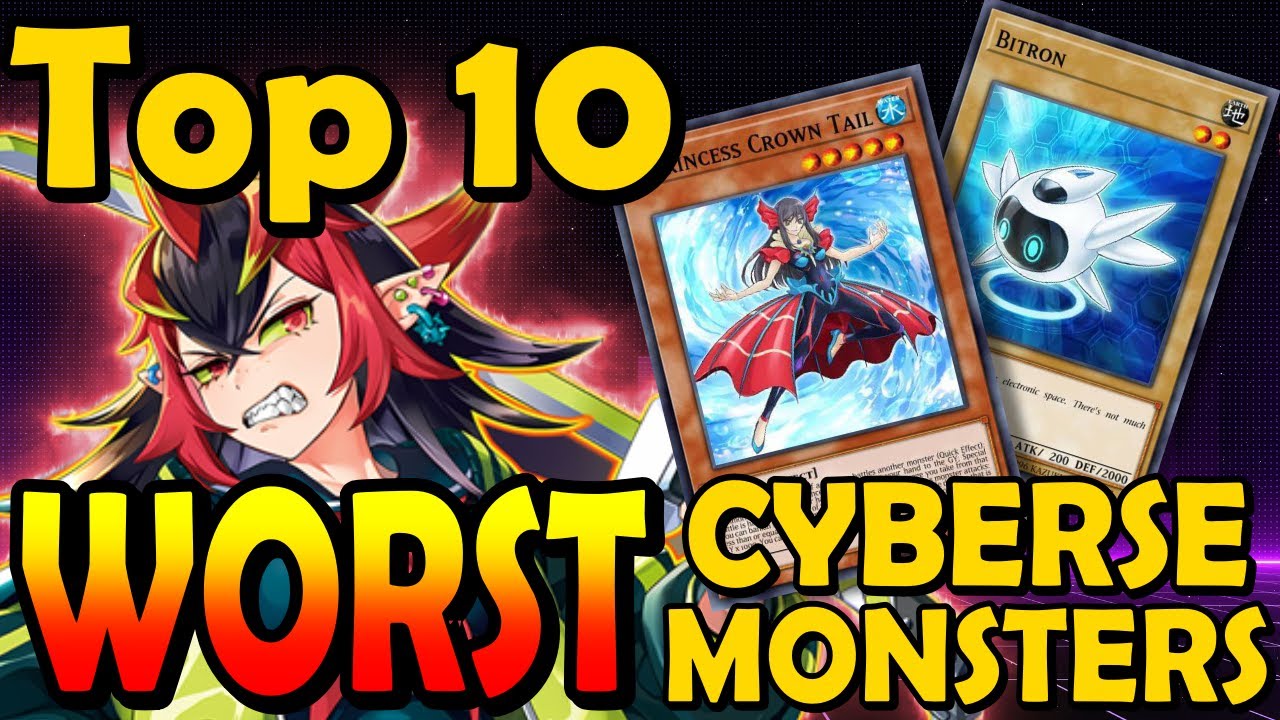Top 10 Worst Cyberse Monsters - YouTube