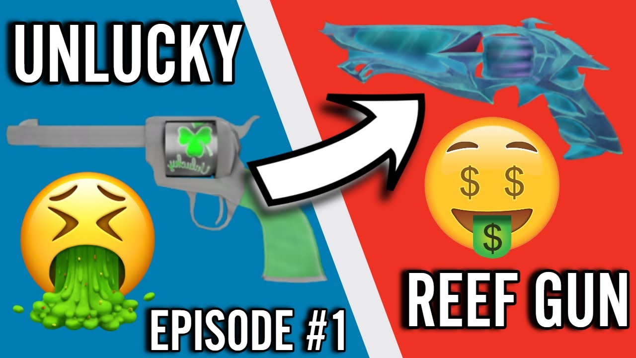 Trading Unlucky To Reef Gun In Murderers VS Sheriff Duels!! (Episode 1) - YouTube